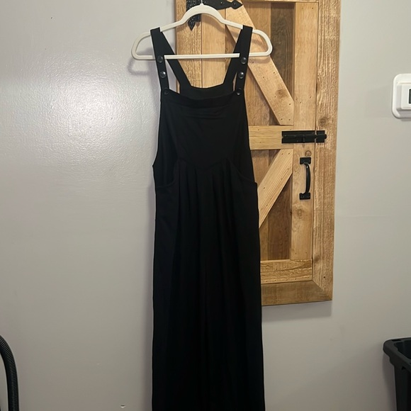 HALARA | Pants & Jumpsuits | Halara Overalls Black Womens Jumpsuit Nwt ...